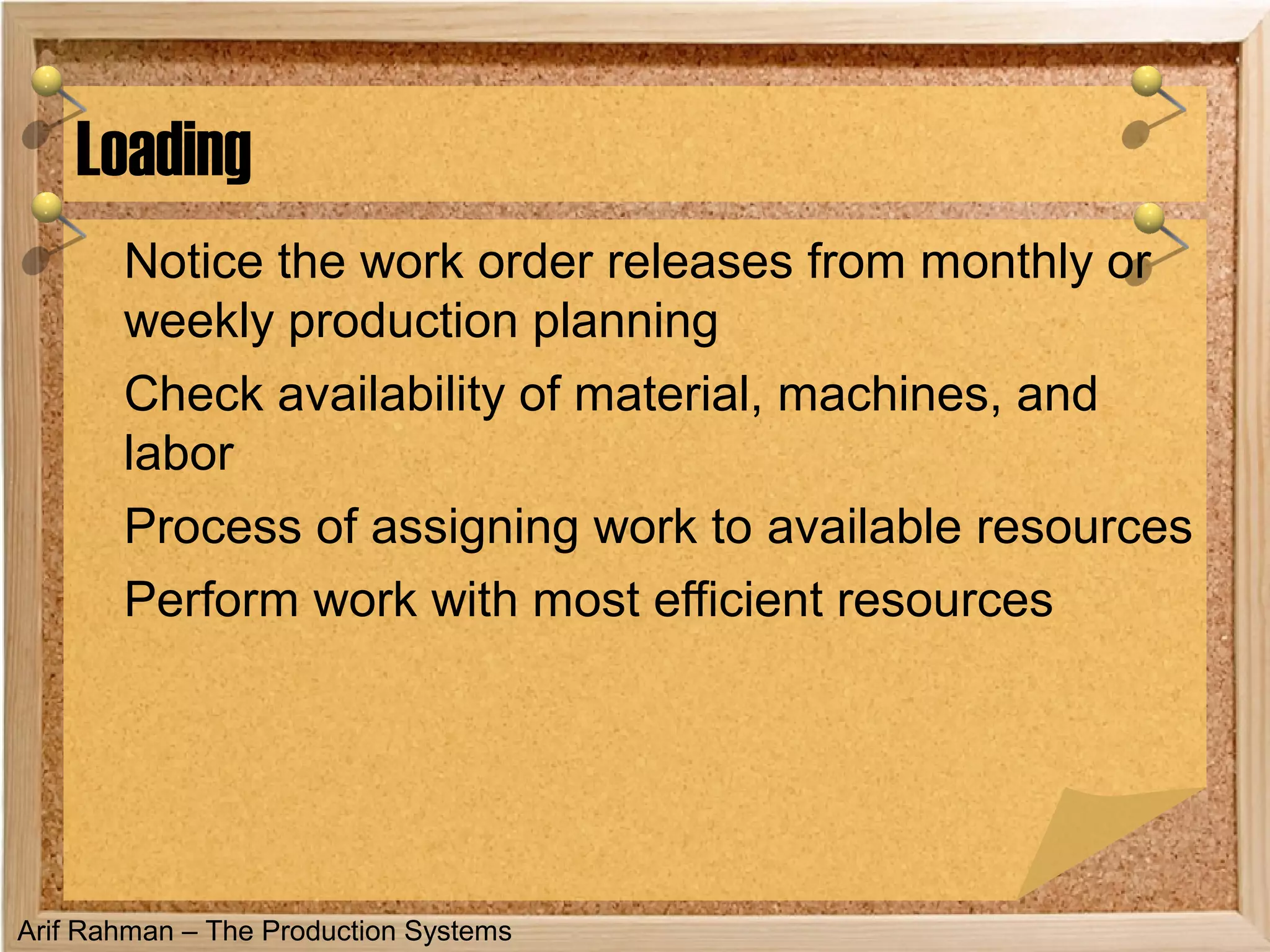09 shop floor control | PPT