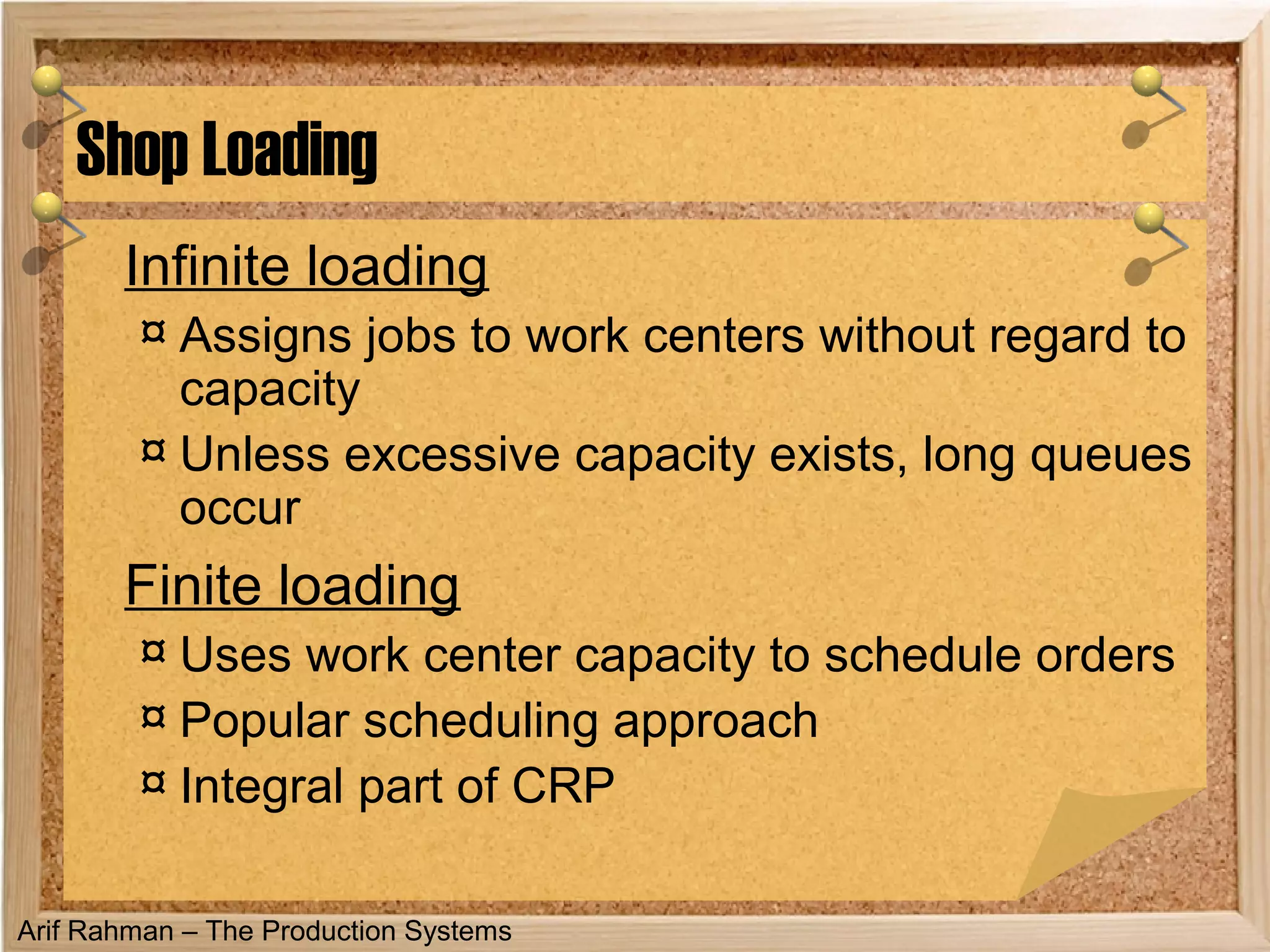 09 shop floor control | PPT