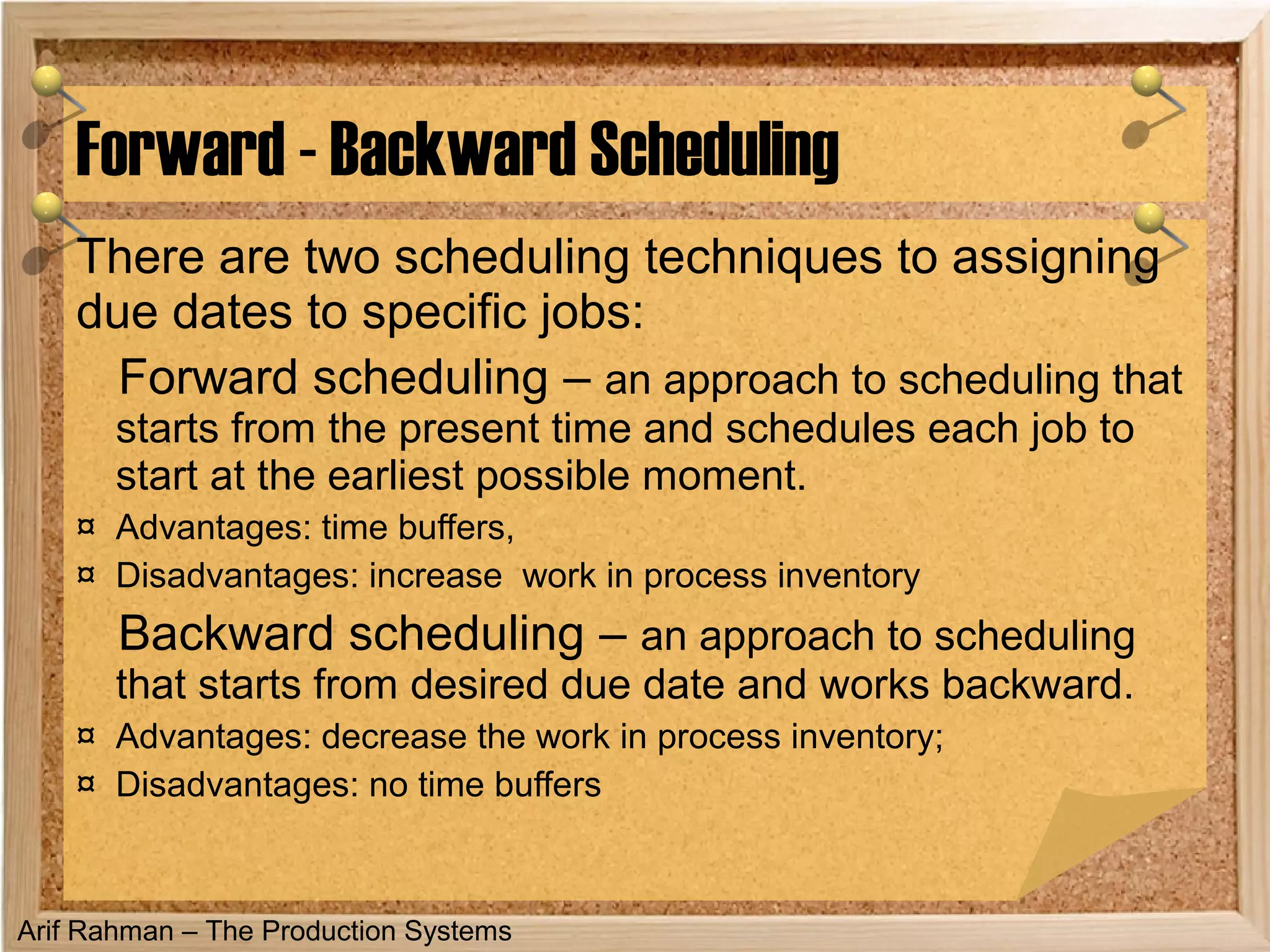 09 shop floor control | PPT