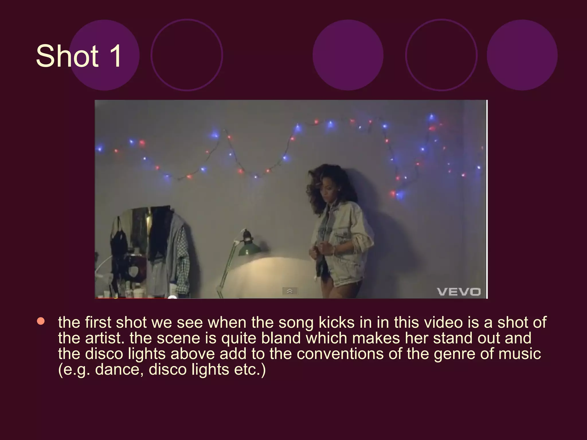 9 shot analysis; rihanna | PPT