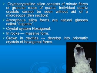 silica group of gemstones | PPT