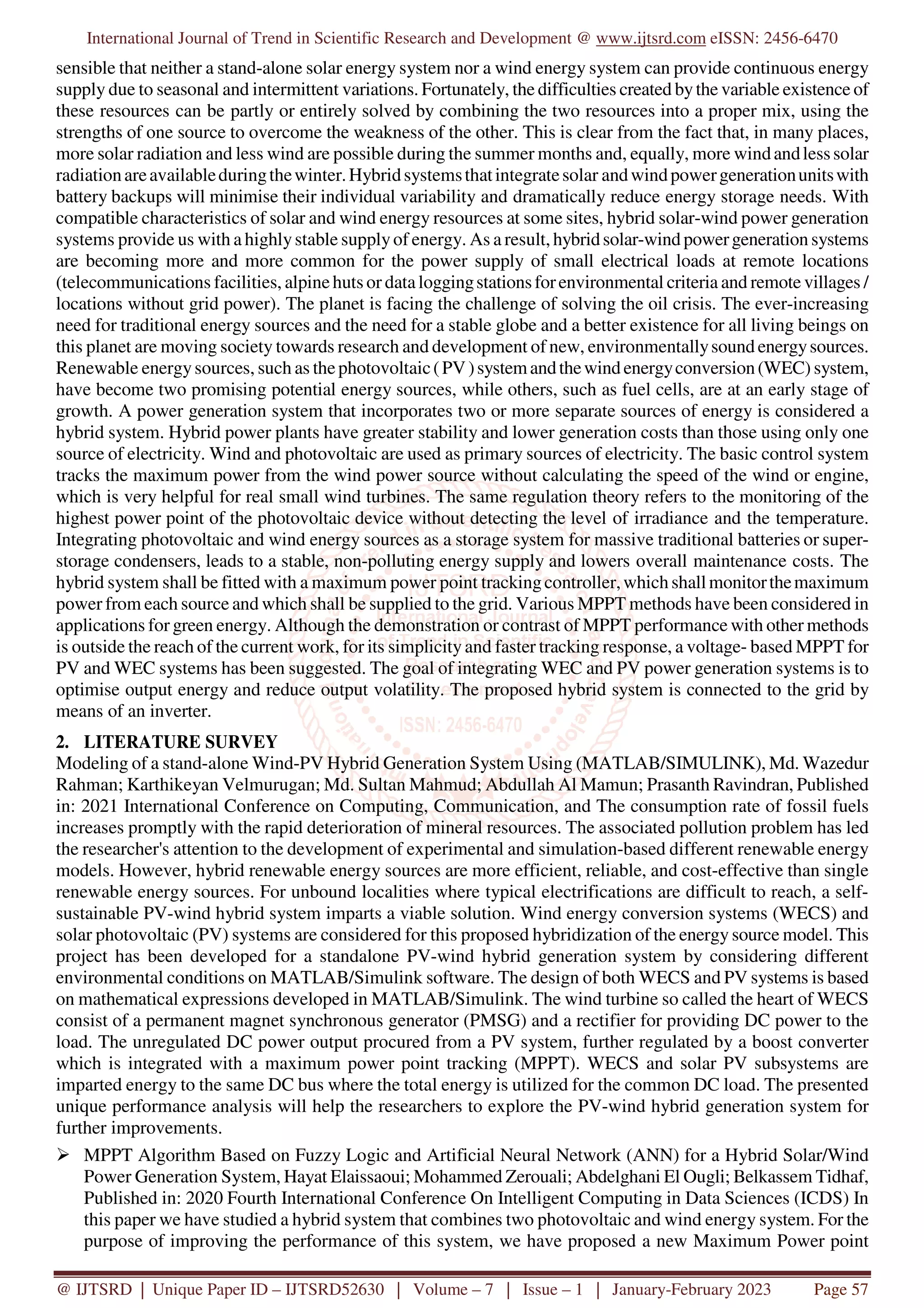 Simulation Model for 3 Phase, 3 Wire Grid Connected System using Hybrid ...