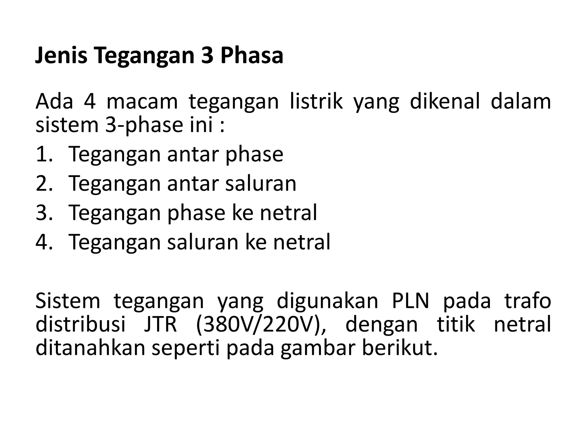 9 sistem 3 phasa beban seimbang | PDF