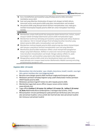 RPP: Sistem Persamaan | PDF