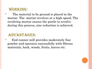SIZE REDUCTION, PHARMACEUTICAL ENGINEERING | PPT