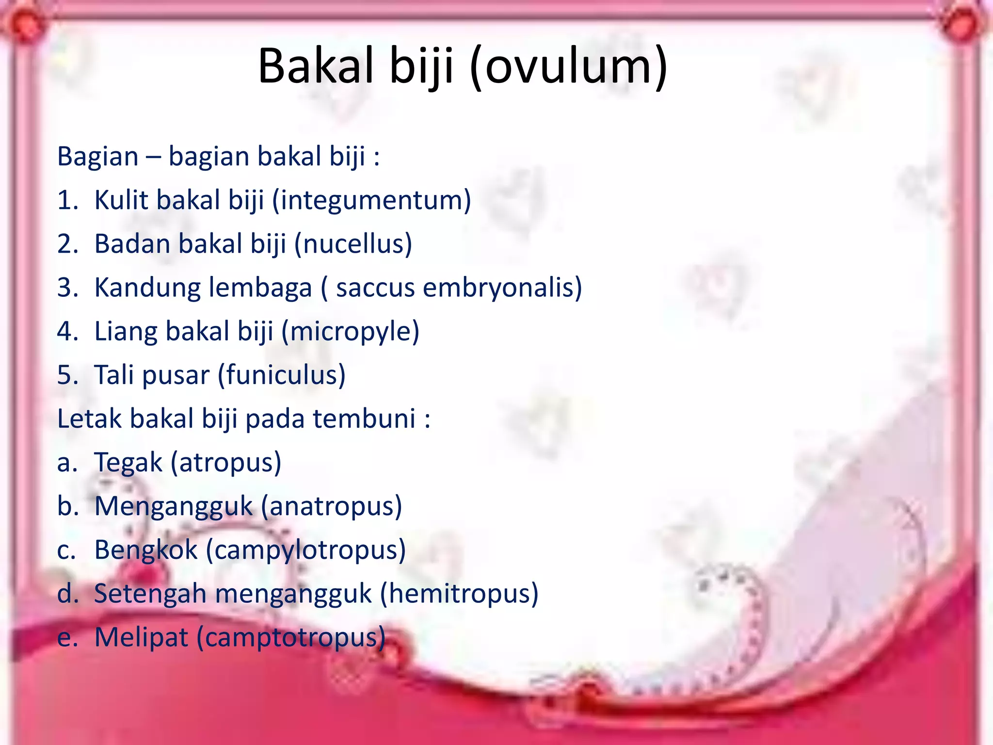 PPT Morfologi Tumbuhan - Jenis dan Bagian Bunga | PPTX