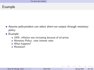 Chapter 9 - Introduction to the Short Run | PDF