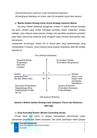 LONG TERM OBJECTIVE AND GRAND STRATEGY | PDF