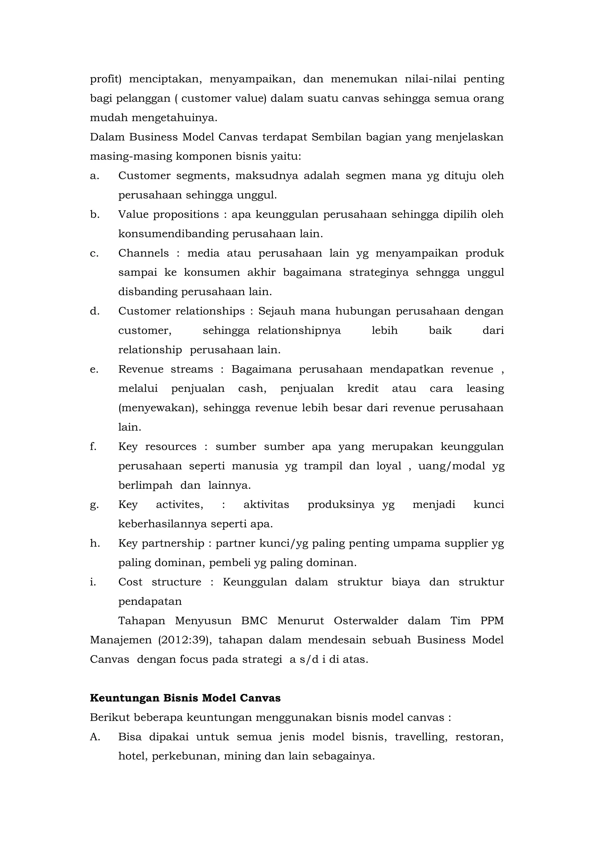 9, sm, maharani gustianingtyas, hapzi ali, strategic management, canvas business model ...