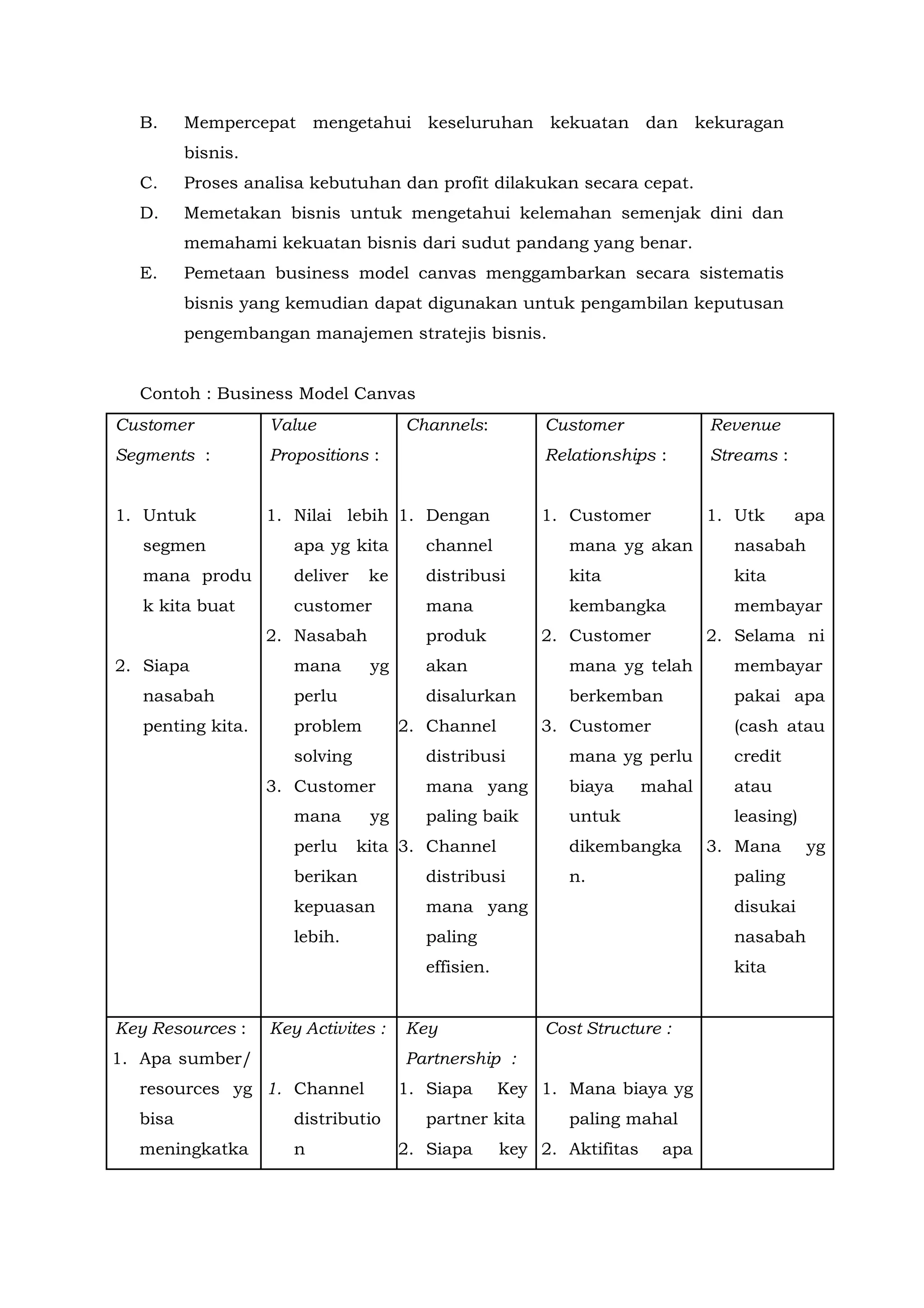 9, sm, maharani gustianingtyas, hapzi ali, strategic management, canvas business model ...