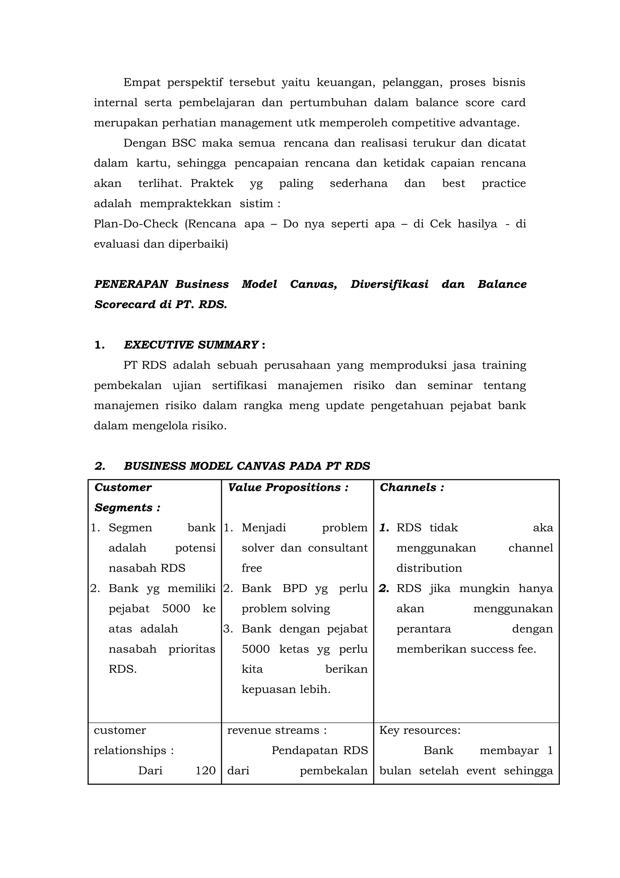 9, sm, maharani gustianingtyas, hapzi ali, strategic management, canvas business model ...