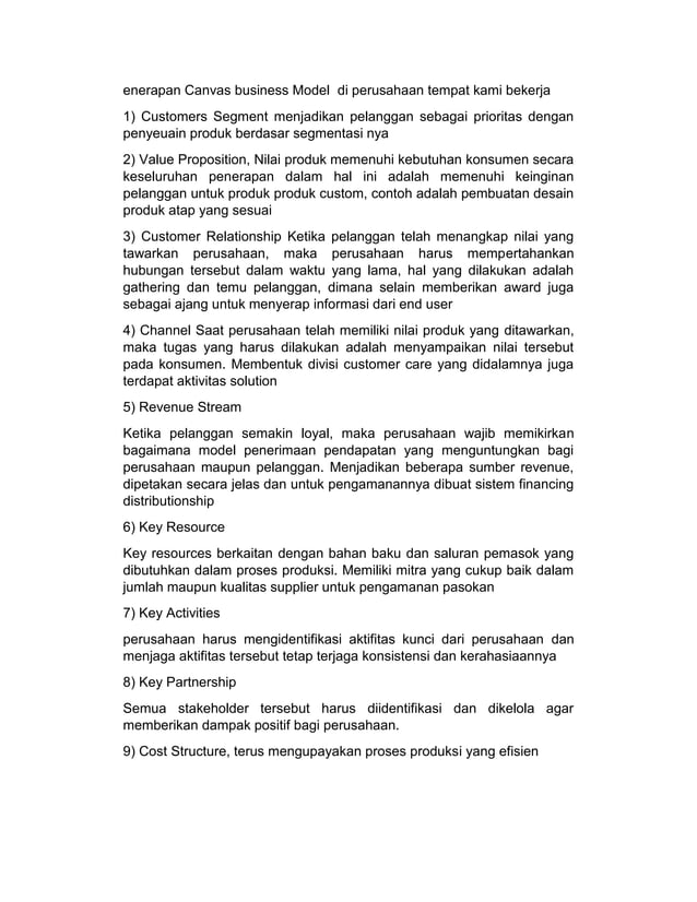 9,sm, salam imam taifur, hapzi ali, canvas business model,,universitas ...