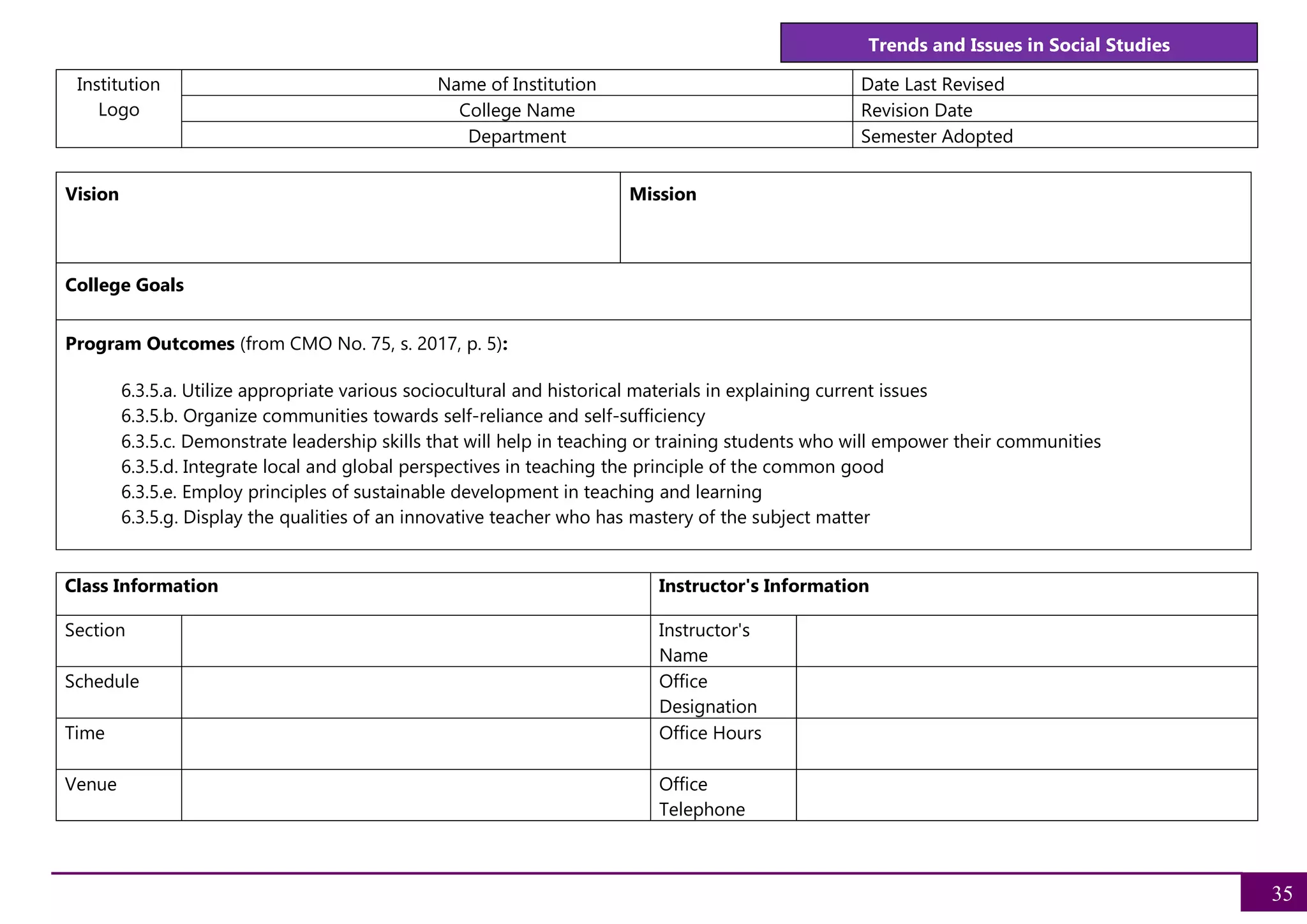 Social Studies Prototype Syllabi Compendium.pdf | Professional School ...