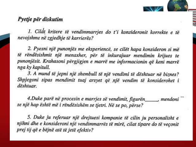 9 so procesi i vendim marjes | PPT