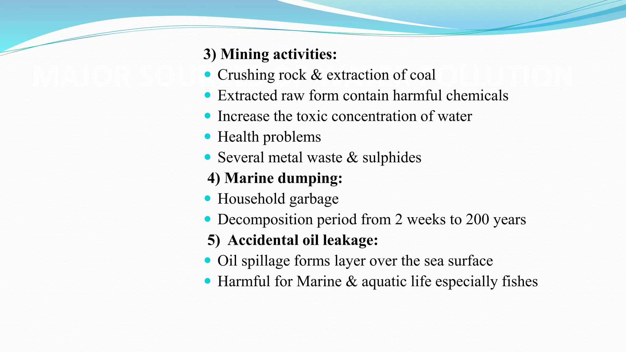 SOURCES OF WATER POLLUTION | PPTX