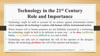 Is technology innocent? | PPT