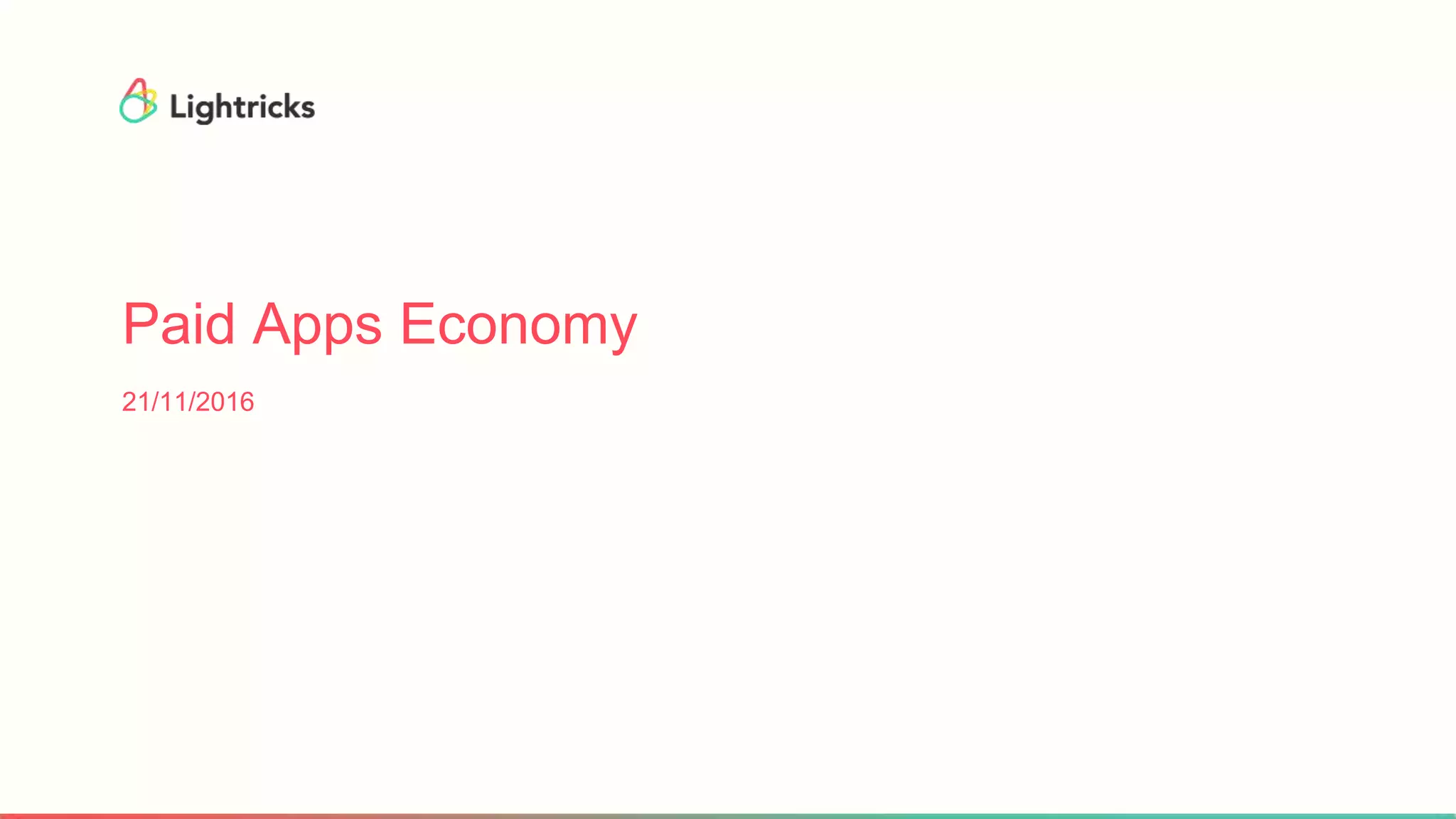 Paid Apps Economy / Nir Pochter | PPT