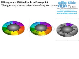 9 stages circular process powerpoint slides ppt templates | PDF