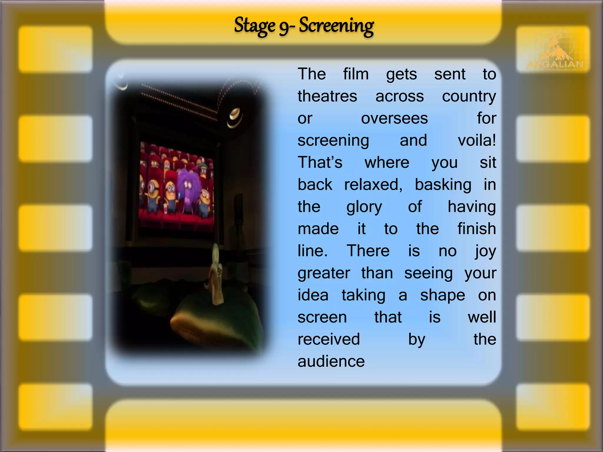 9 stages of film making | PPTX