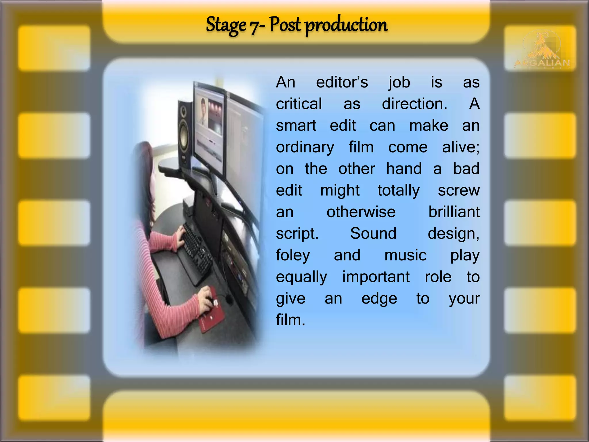 9 stages of film making | PPTX