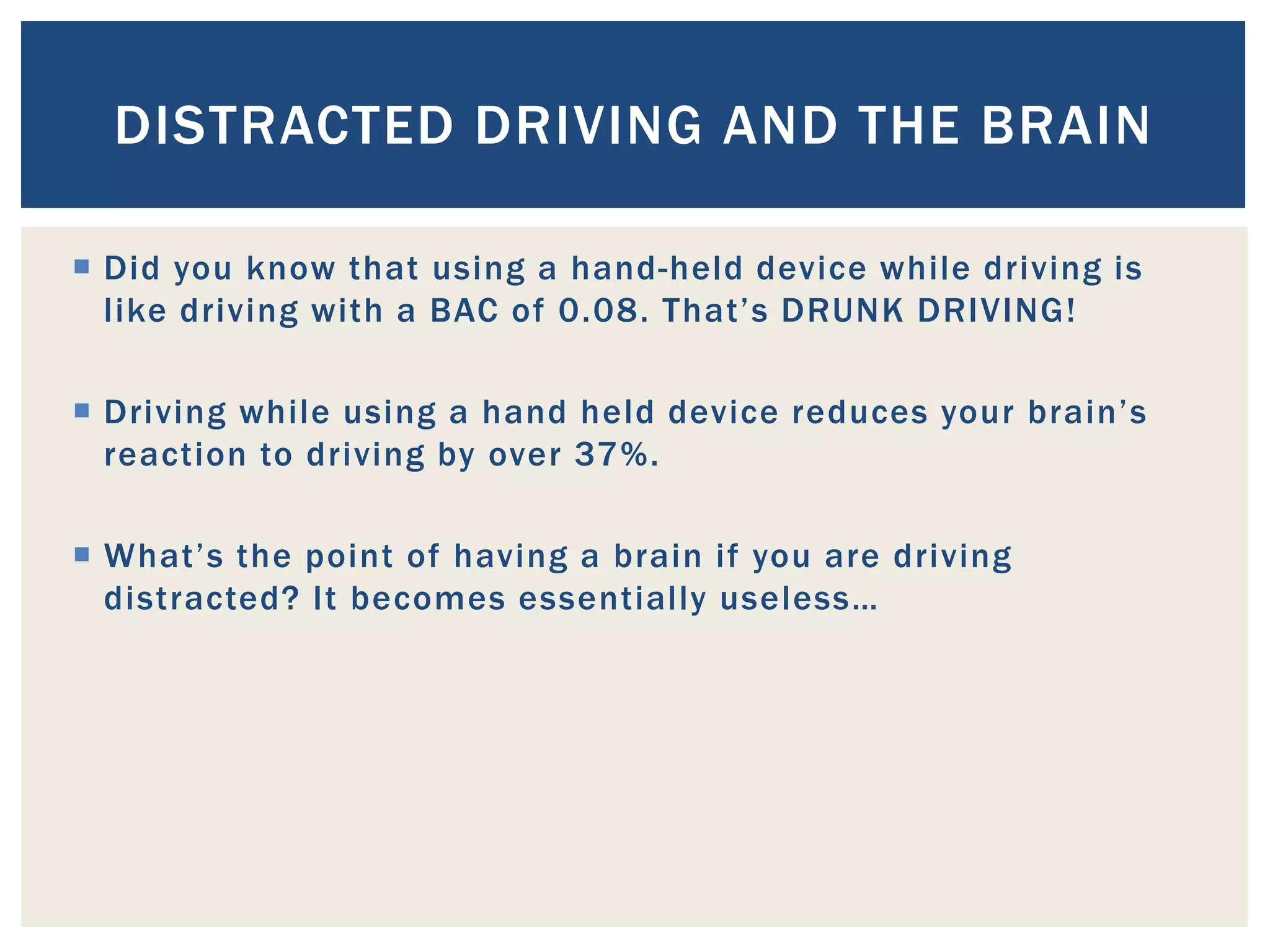9 Statistics You Didn't Know About Distracted Driving, But Should. | PPT