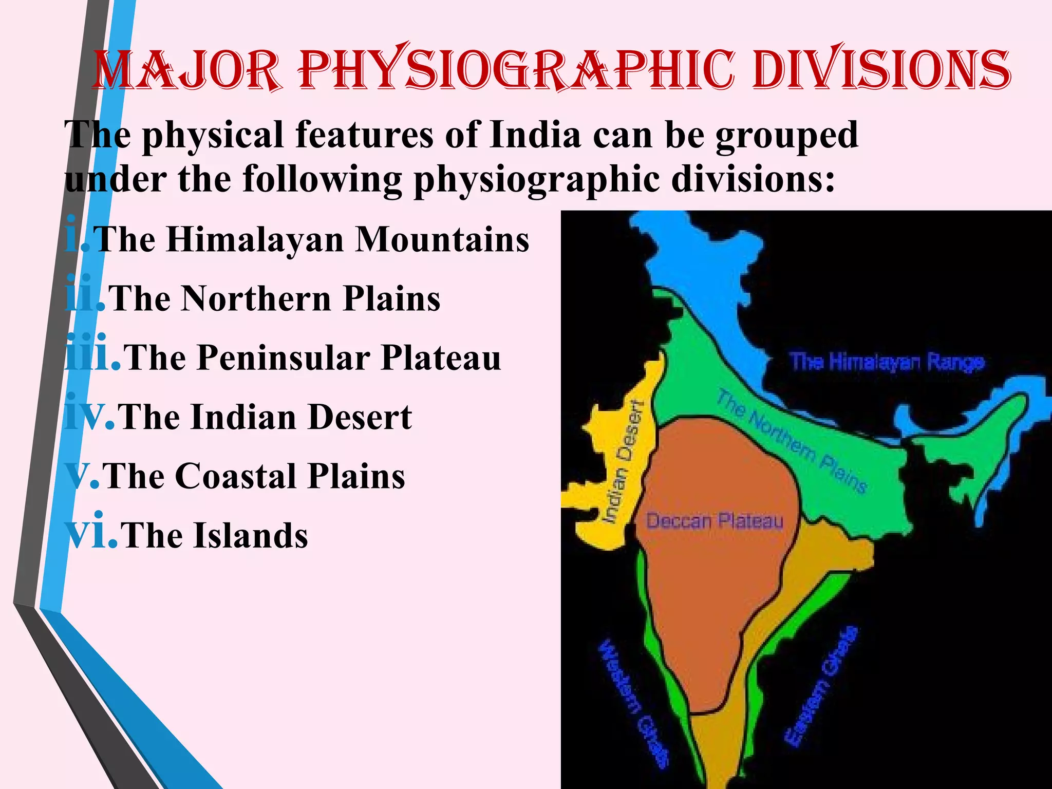 physical features of india | PPT
