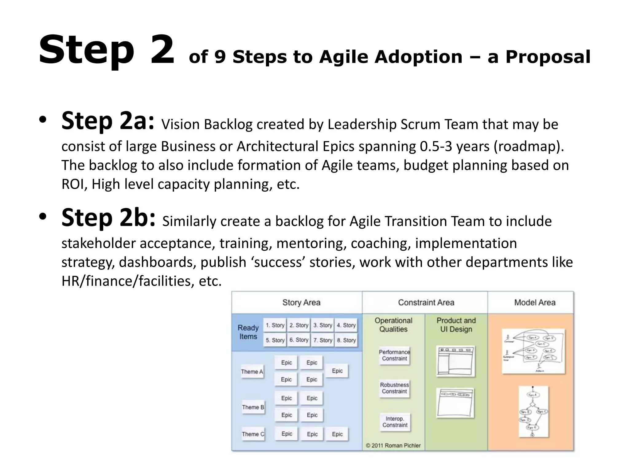 9 steps to agile adoption â€“ a proposal | PPTX