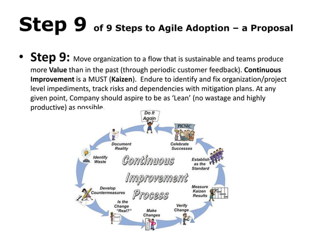 9 steps to agile adoption â€“ a proposal | PPT | Free Download
