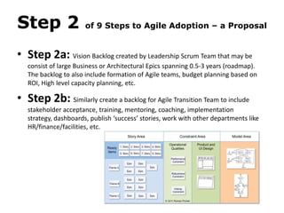 9 steps to agile adoption â€“ a proposal | PPT