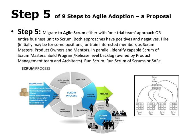 9 steps to agile adoption â€“ a proposal | PPT | Free Download