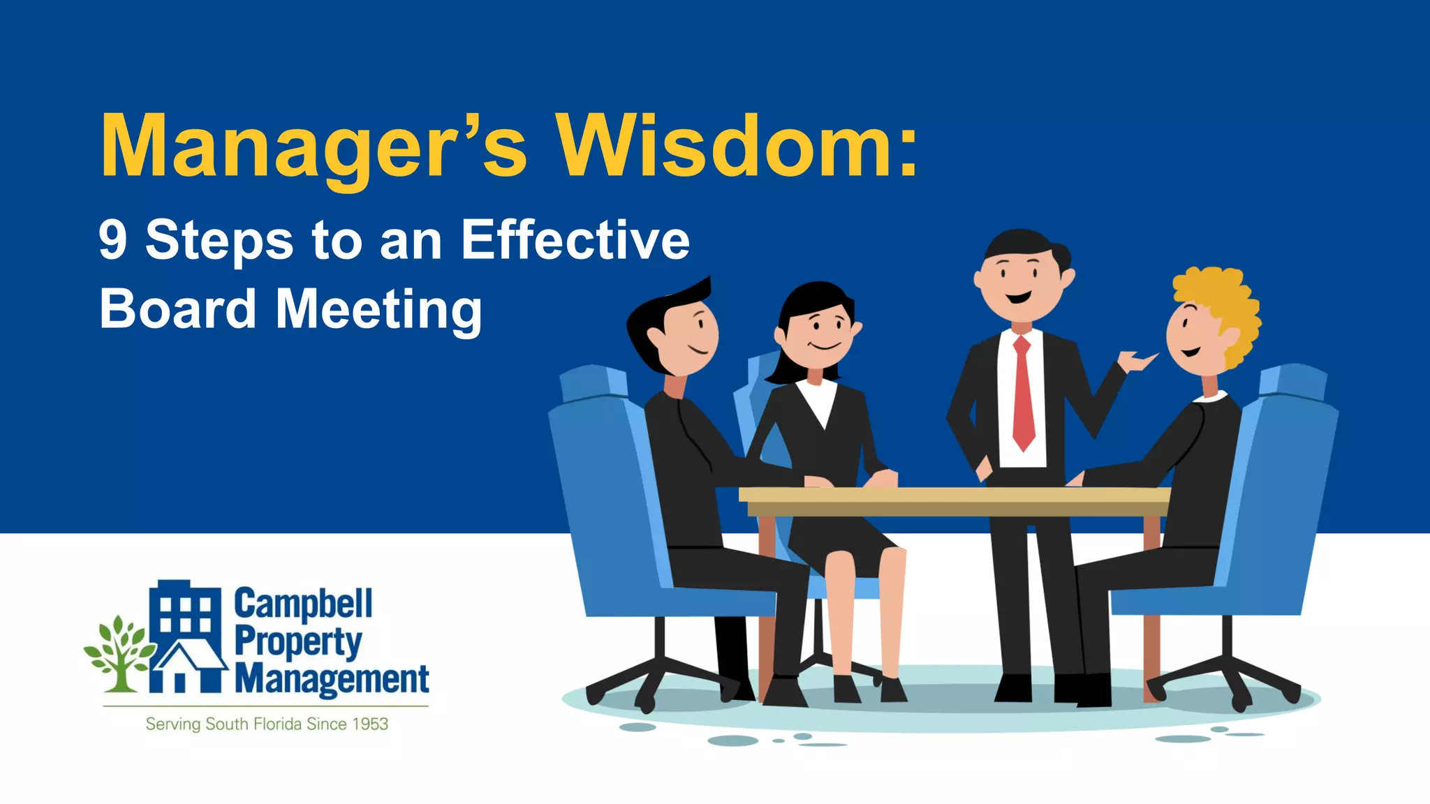 Manager's Wisdom: 9 Steps to an Effective Board Meeting | PPT
