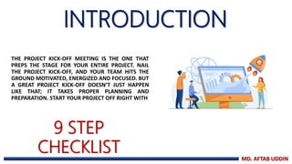 9 Steps to a Successful Project Kick Off | PPT | Free Download