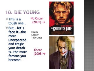 9 Steps To Becoming Famous | PPT | Celebrity Families | Pop Culture