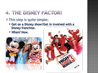 9 Steps To Becoming Famous | PPT | Celebrity Families | Pop Culture