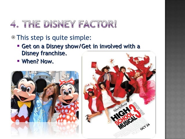 9 Steps To Becoming Famous | PPT