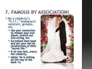 9 steps to becoming famous | PPT