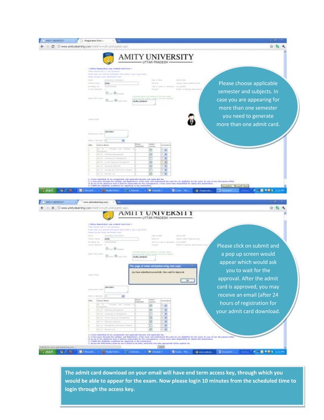 9 steps to_generate_admit_card | PDF | Education