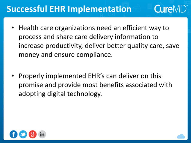 9 steps to successful ehr implementation | PPT