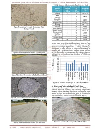Study on Distress Patterns, Causes and Maintenance of Flexible Pavement for Selected Portions | PDF