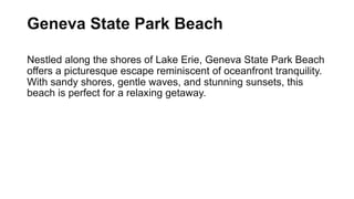 9 Stunning Ohio Beaches That Look And Feel.pptx