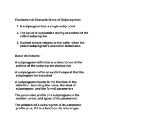 9 subprograms | PPT