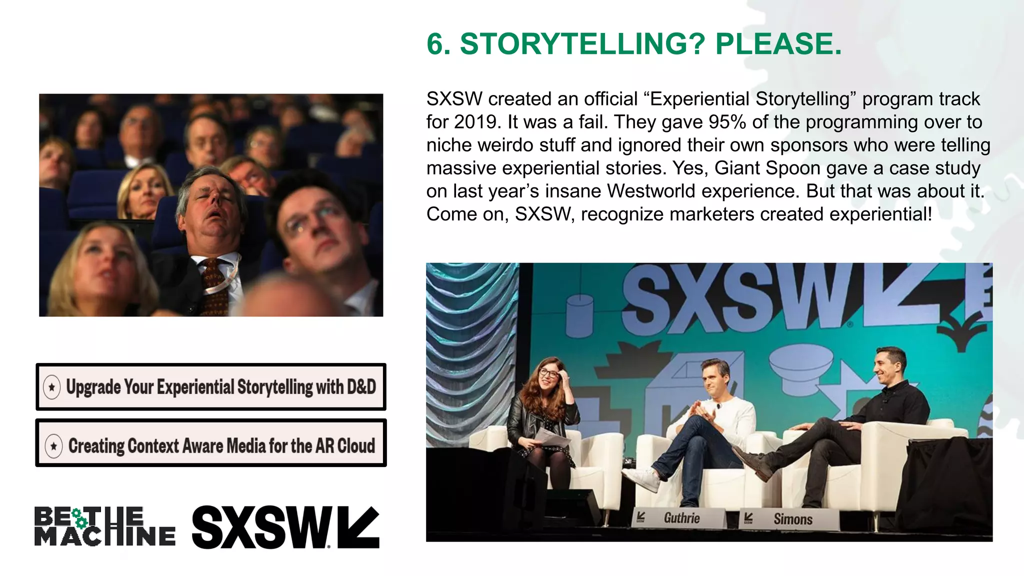 9 SXSW 2019 Takeaways | PDF