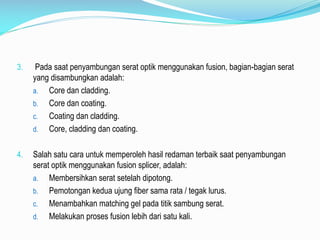 Prosedur Penyambungan Fiber Optik dengan Splicer | PDF