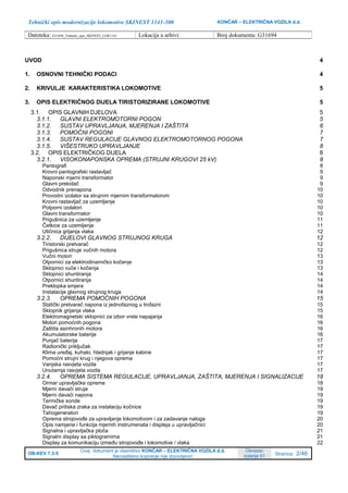 tehnički opis lok 1141 | PDF