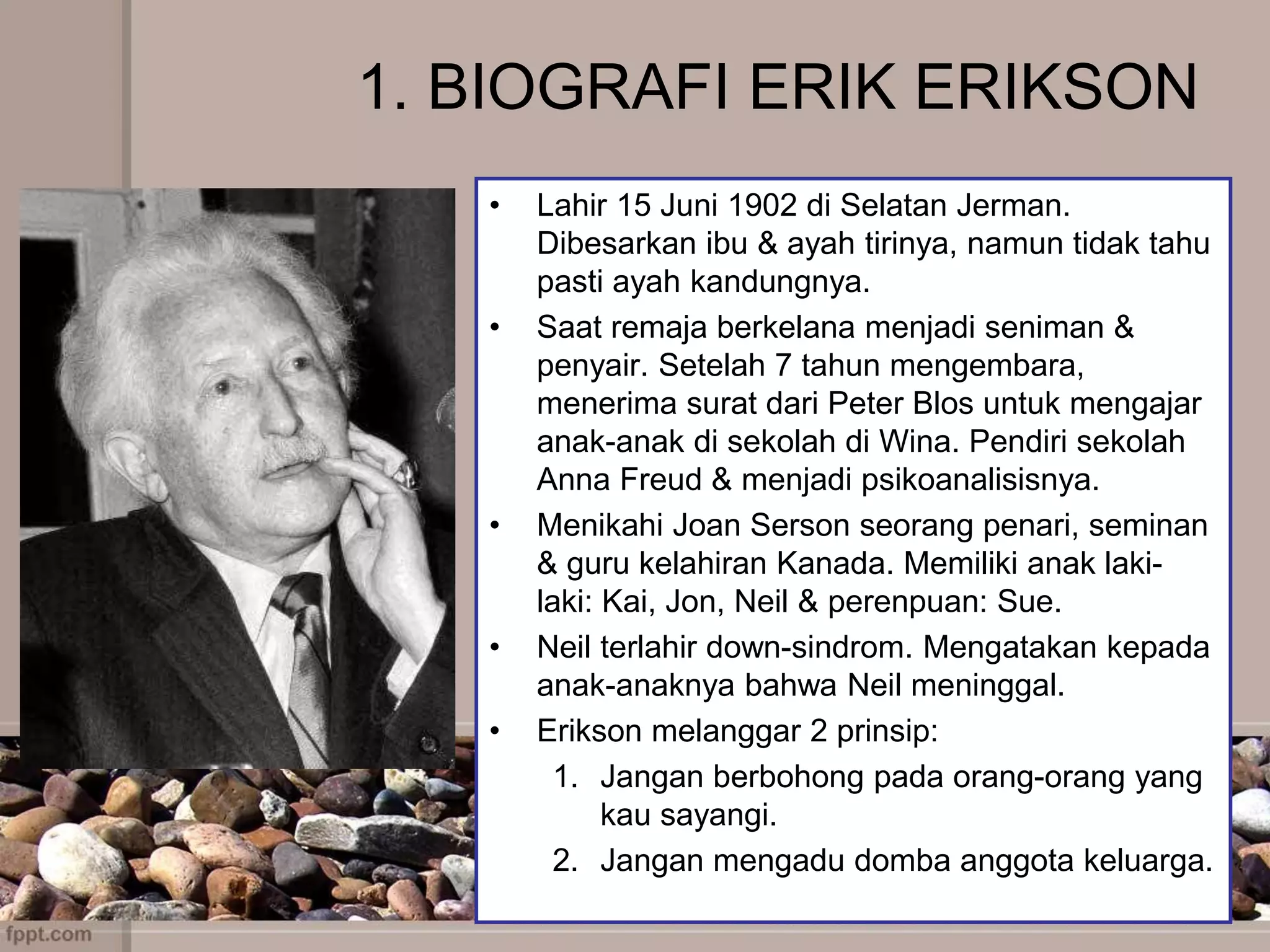 9 teori post freudian=erikson | PPTX