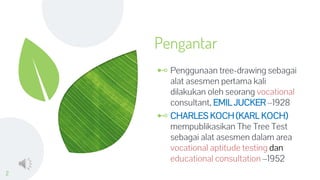 Penielasan Tes Baum Draw A Tree Tes Gambar Pohon | PPT