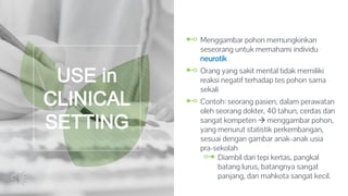 Penielasan Tes Baum Draw A Tree Tes Gambar Pohon | PDF