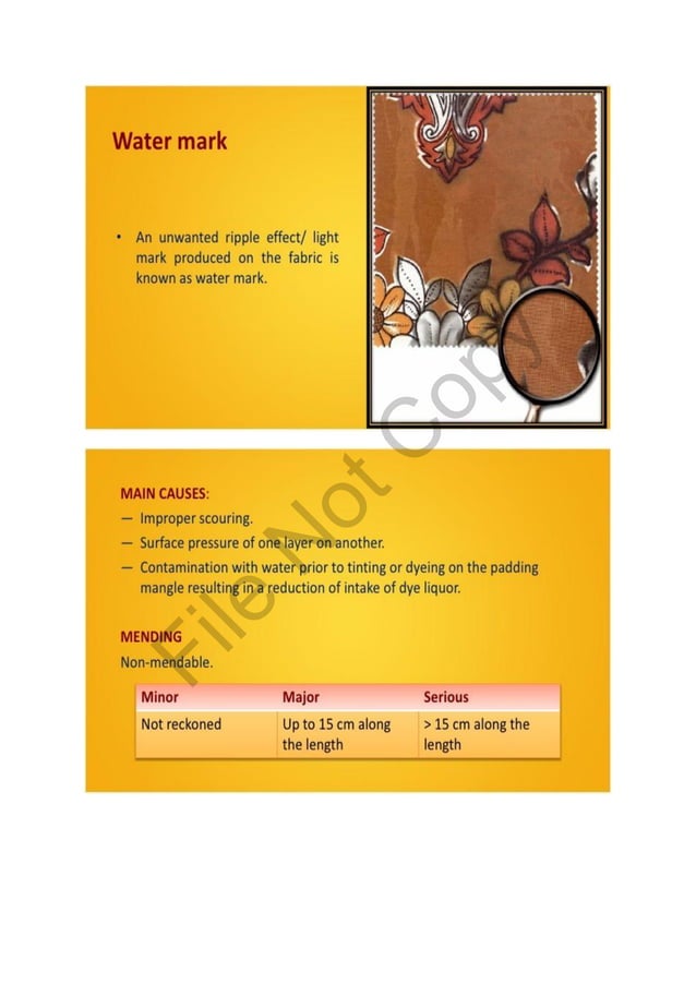 textile printing defects yogesh | PDF