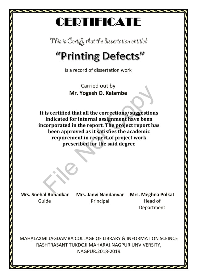 textile printing defects yogesh | PDF