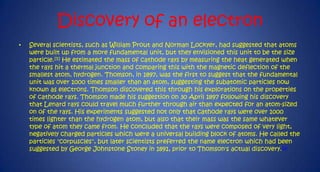 8th chemistry atomicstructure | PPT